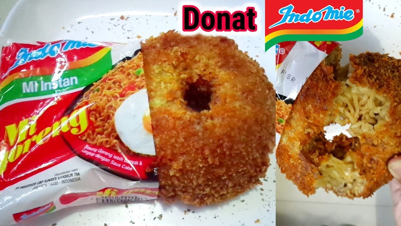 Viral! Cara Mudah buat Donat Indomie | DIY Indomie Donut - YouTube