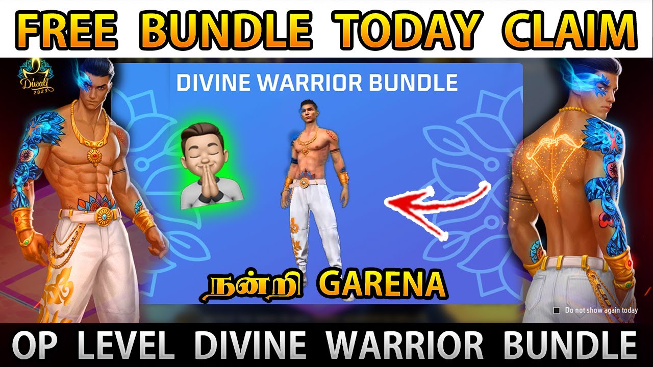 How To Complete Divine Warrior Bundle Event in Free Fire | New Free Diwali 2023 Bundle Free Fire ...