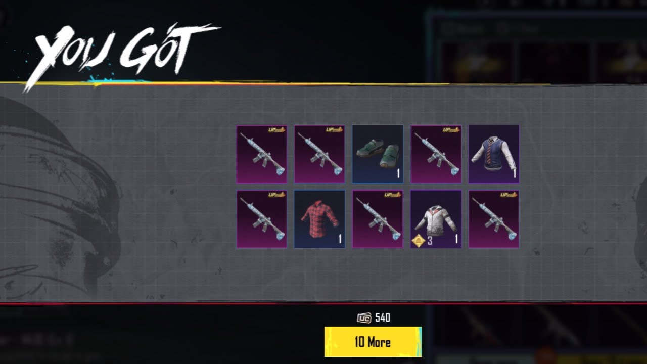 One more time M416 Creat opening | Classic Creat opening PUBG Mobile ...