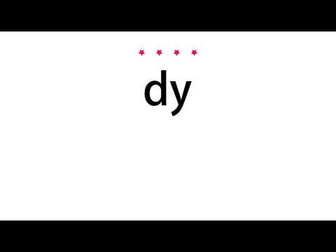 How to pronounce dy - Vocab Today - YouTube