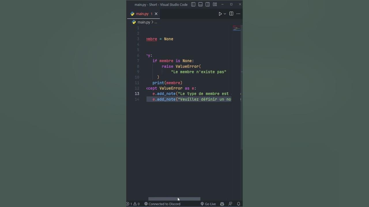 Ajouter Des Notes A Vos Erreurs En Python #coding #programming #python ...