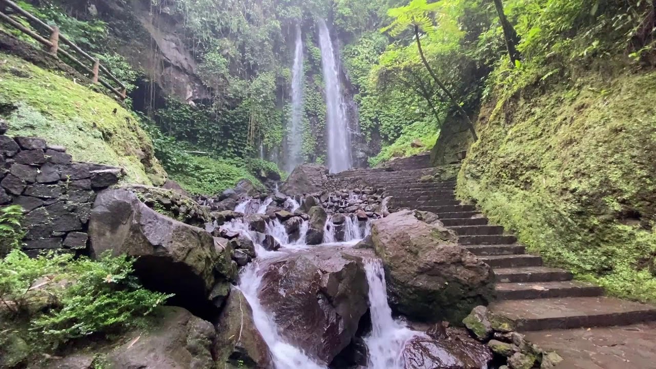 Gentle Waterfall Sound Relaxing Raindrops & Water Sounds White Rapids ...
