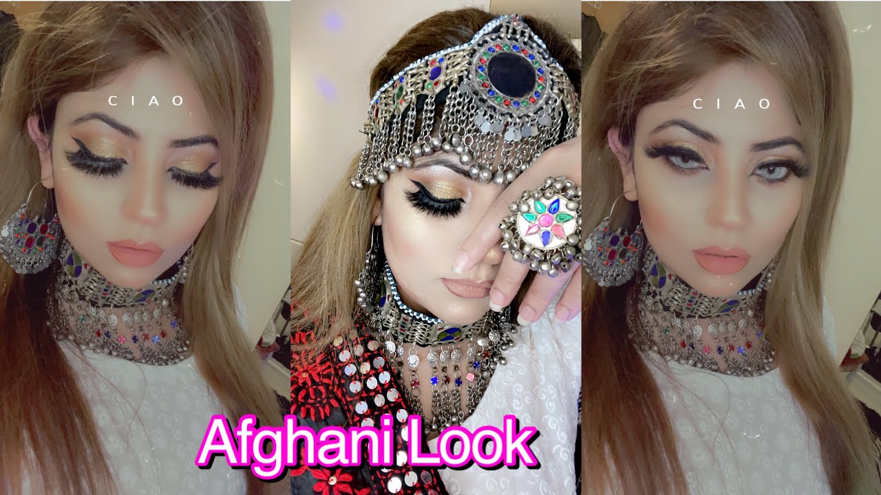 Traditional Afghani Makeup Tutorial |How to Afghani Look Affordable ...