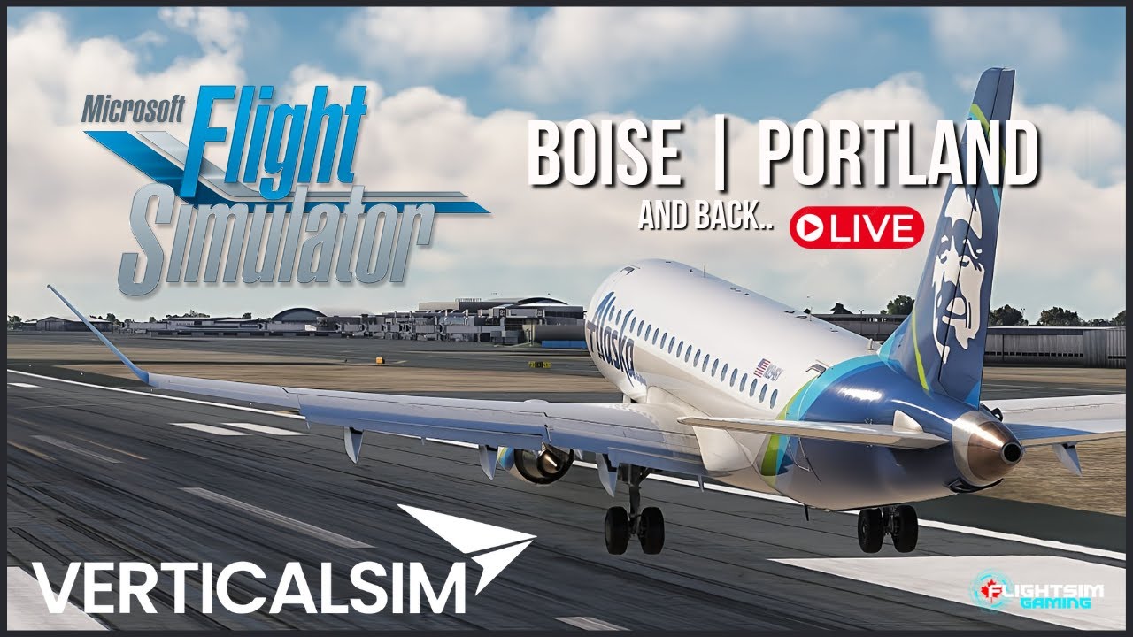 MSFS LIVE 🔴 | FSS E-JETS! | Real World SkyWest OPS | Boise (KBOI ...