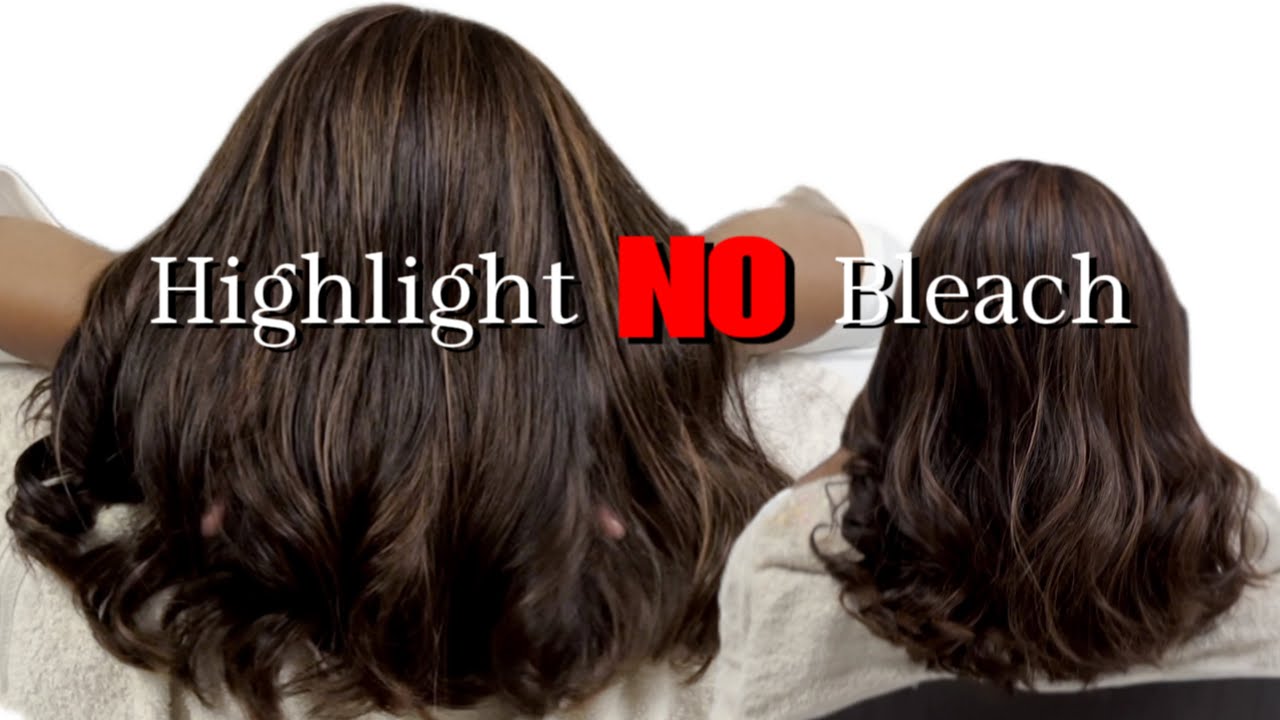 Highlight tanpa bleaching || hair coloring tutorial - YouTube
