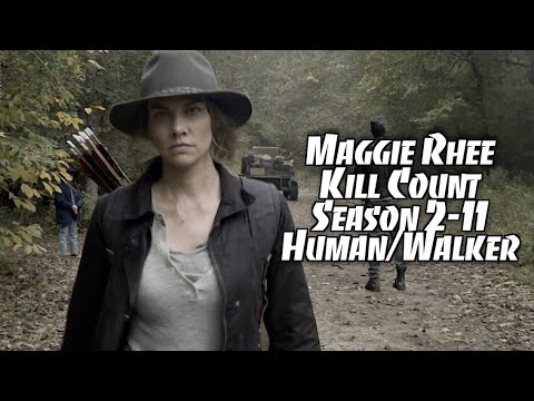 The Walking Dead - Maggie Rhee KILL Count | Season 2 - Season 11 - YouTube