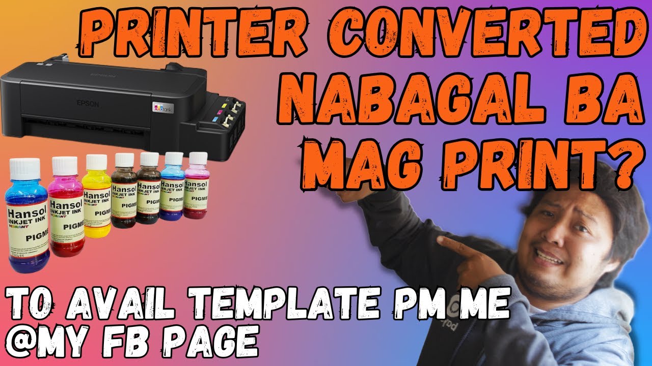 PAG NAG CONVERT BA INTO PIGMENT INK BUMABAGAL ANG PAG PRINT ? - YouTube