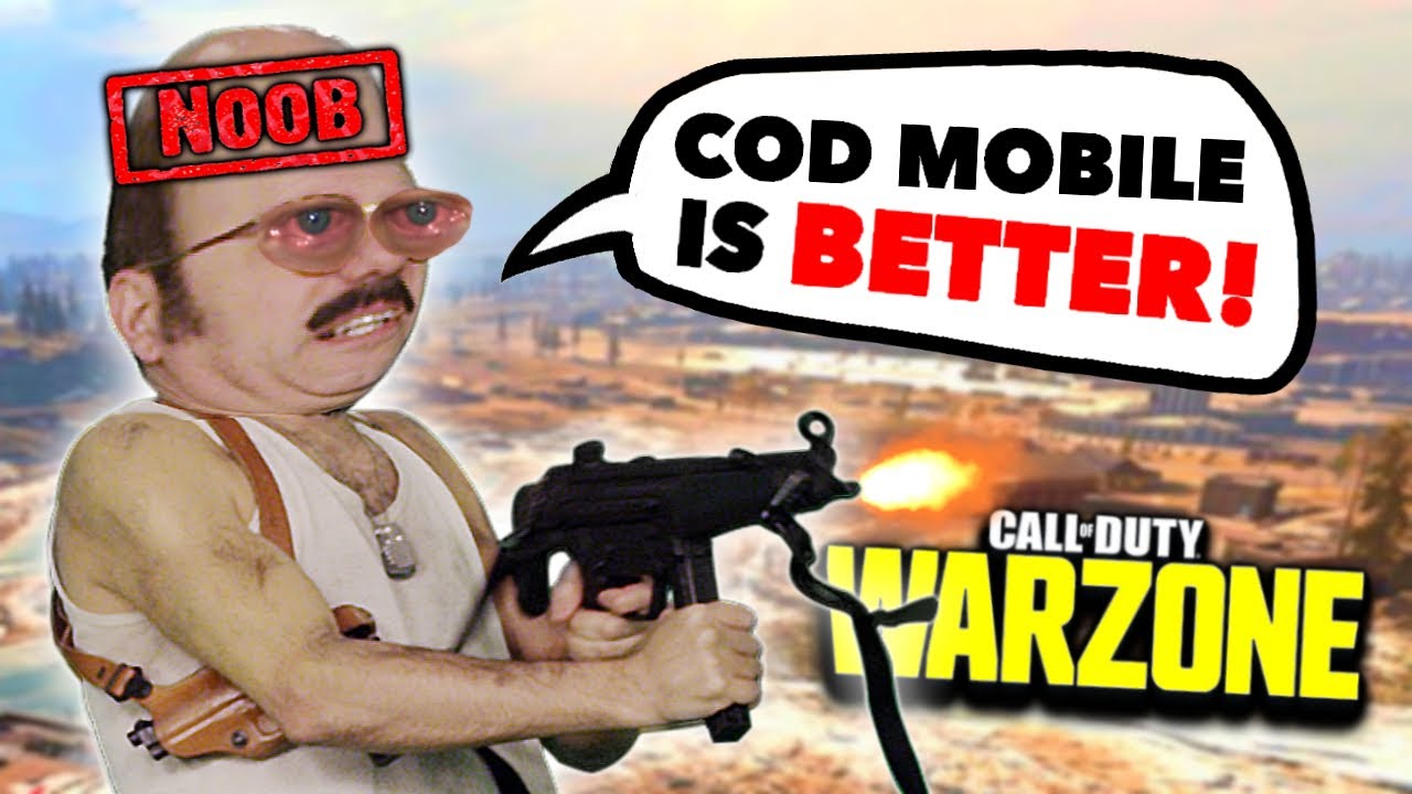 When a Call of Duty Mobile Player Plays Warzone... (Cringe Warning) 🤣🤣 ...