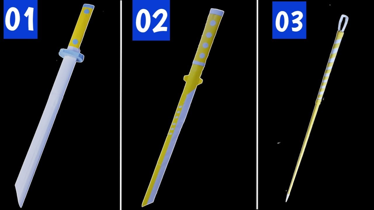 03 Amazing Origami Sword, How to make sword katana, sword tobirama ...