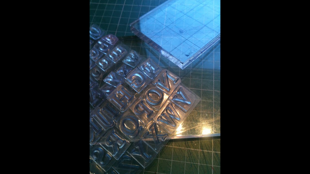 Stamping Tips - Aligning Letters - YouTube