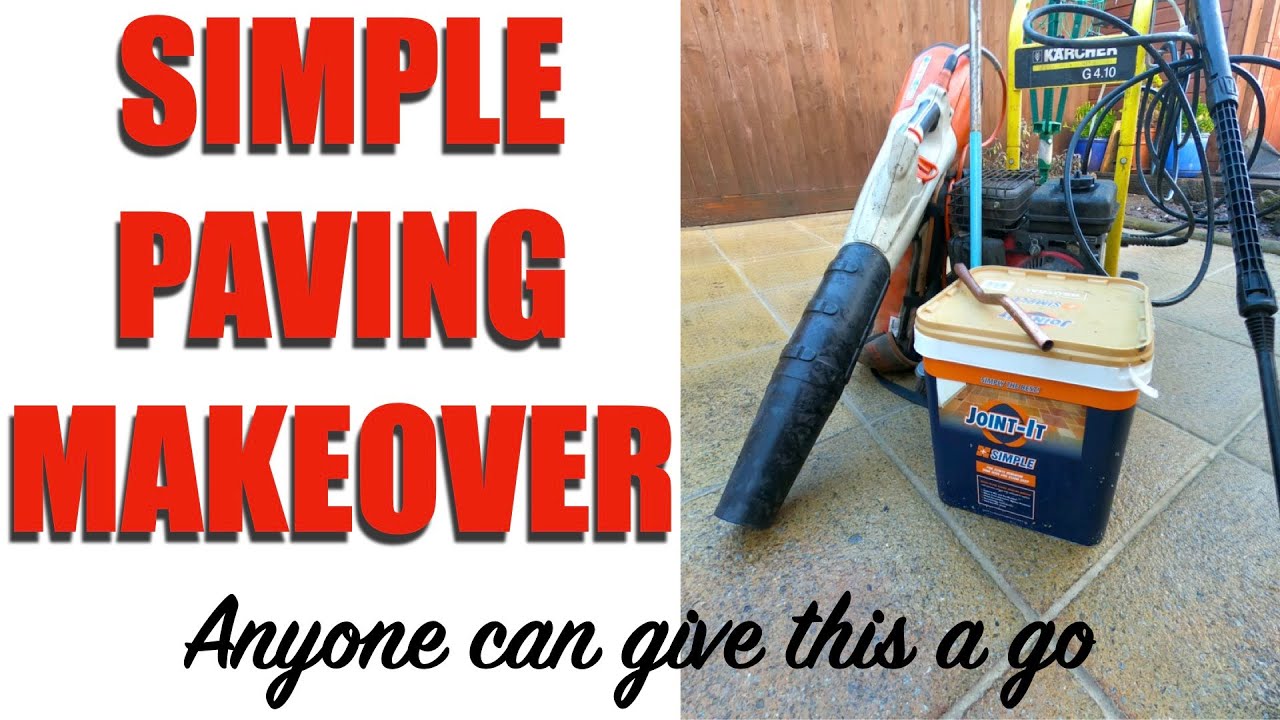 SUPER EASY PAVING MAKEOVER - YouTube