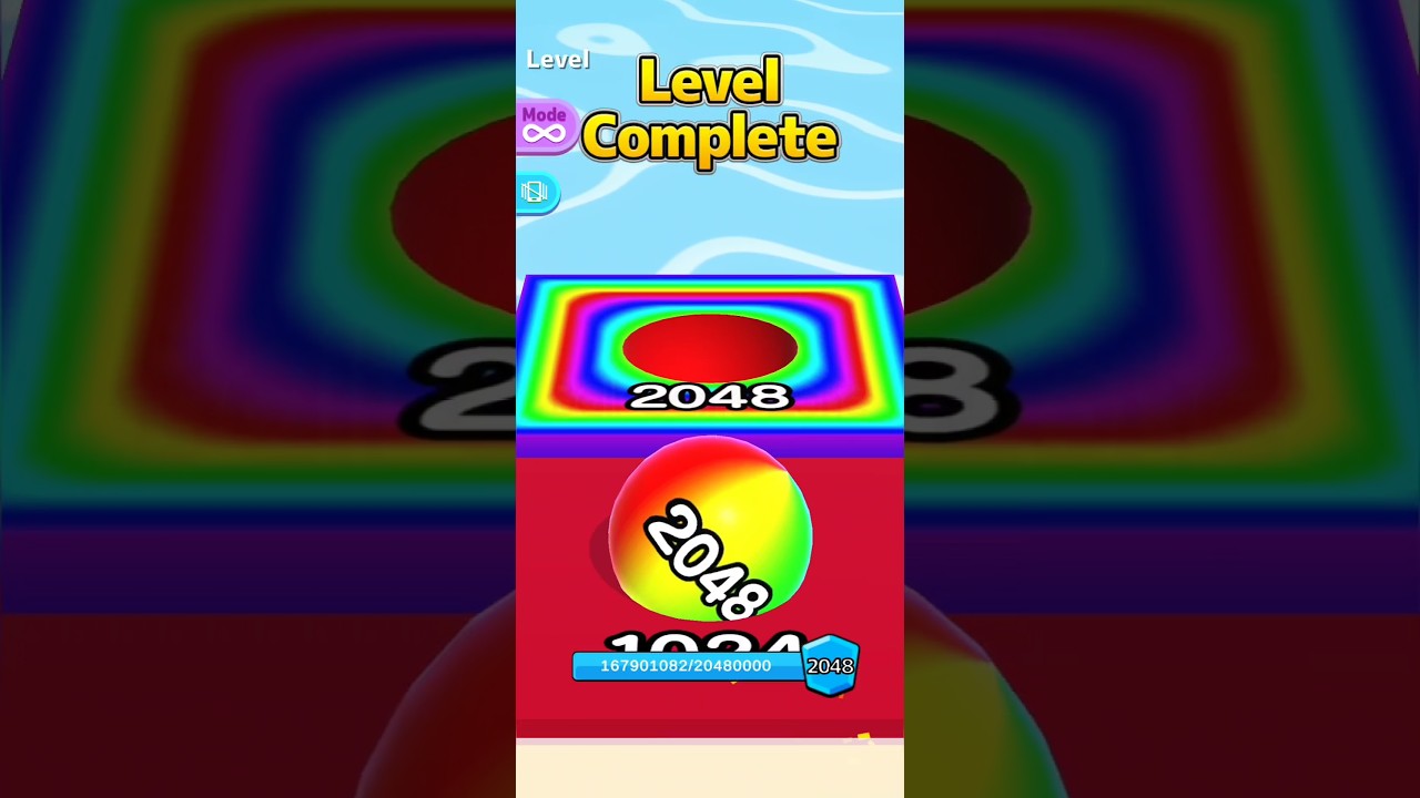Ball Run 2048 Max Level Gameplay #ballgamezone #cutiepie22yt - YouTube
