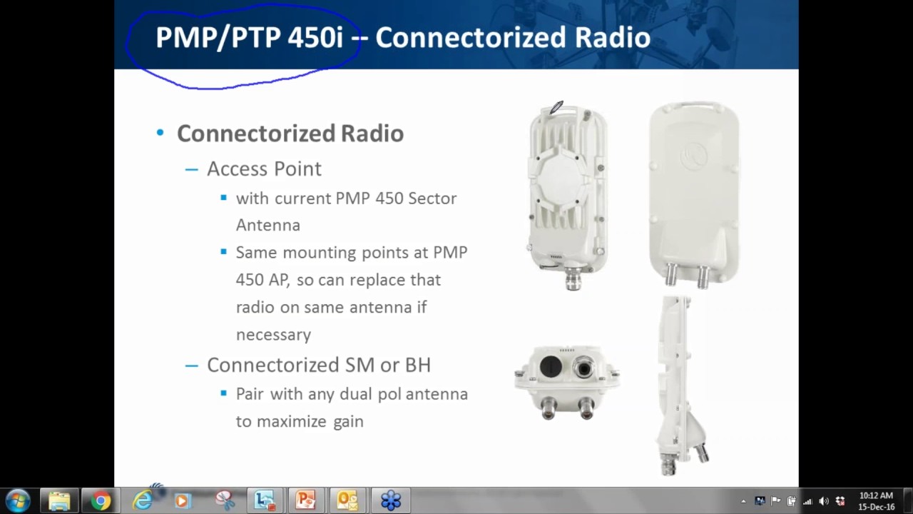 Soluciones Carrier Class PTP PMPi 450i - YouTube