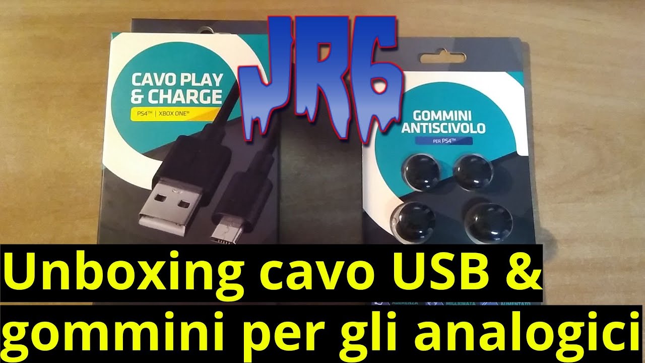 Unboxing Qubick PS4 USB cable & thumbstick covers - YouTube