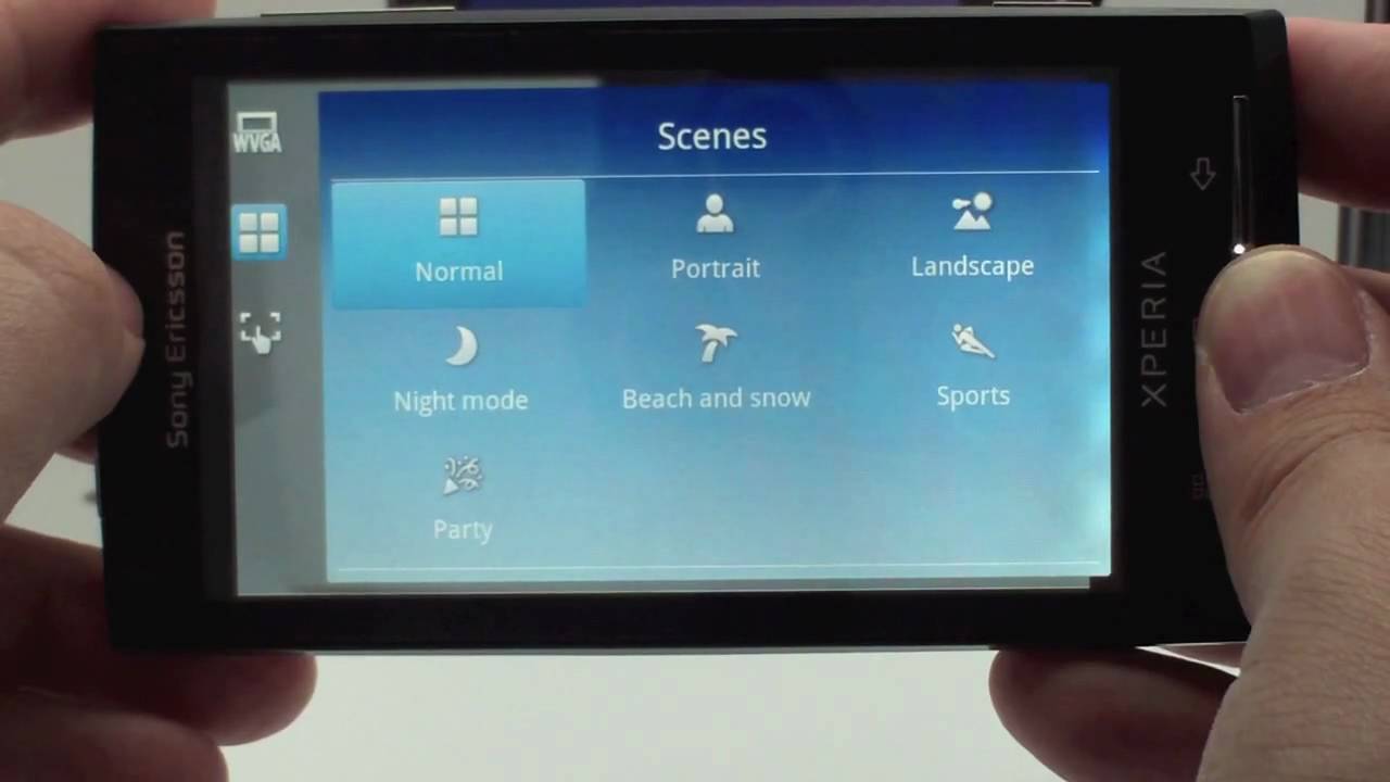 Sony Ericsson XPERIA X10 - Camera demo - YouTube