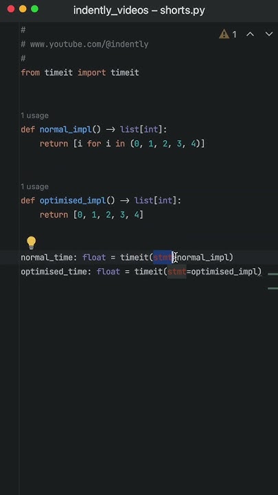 Use THIS To Check If Your Code Is Optimized In Python - YouTube