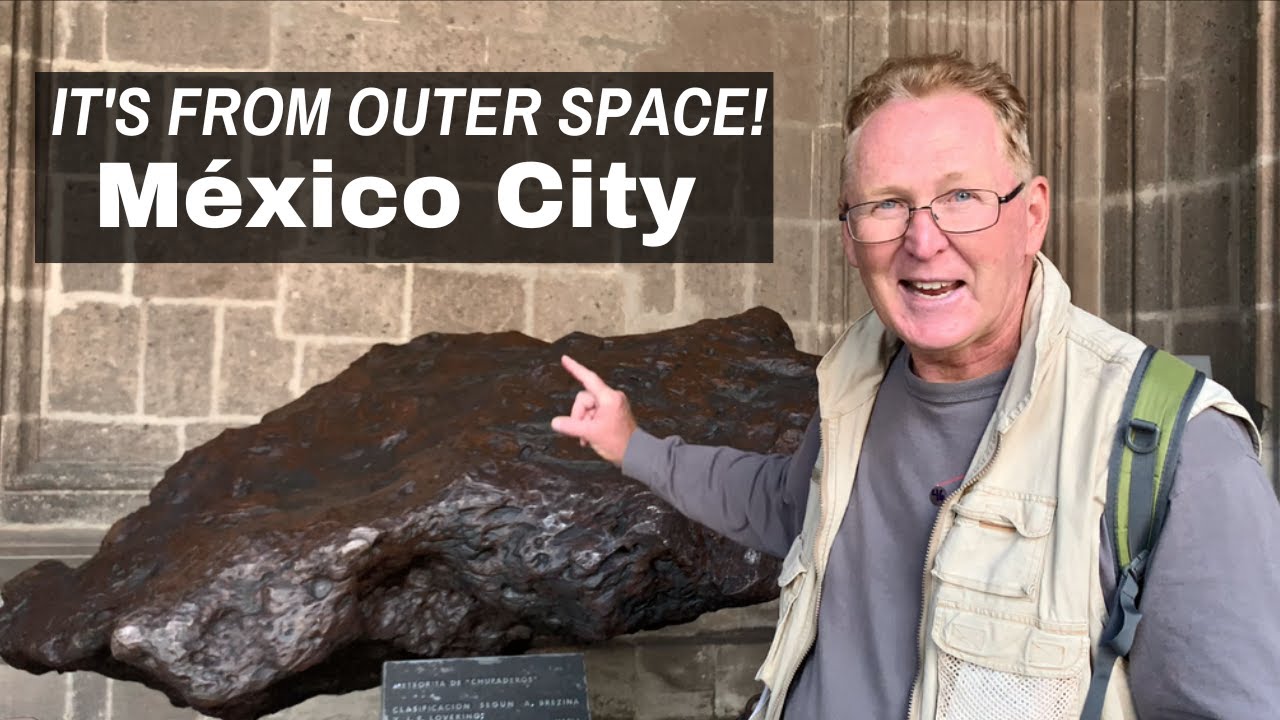 Touch a Real Meteorite from Space in Mexico City - YouTube