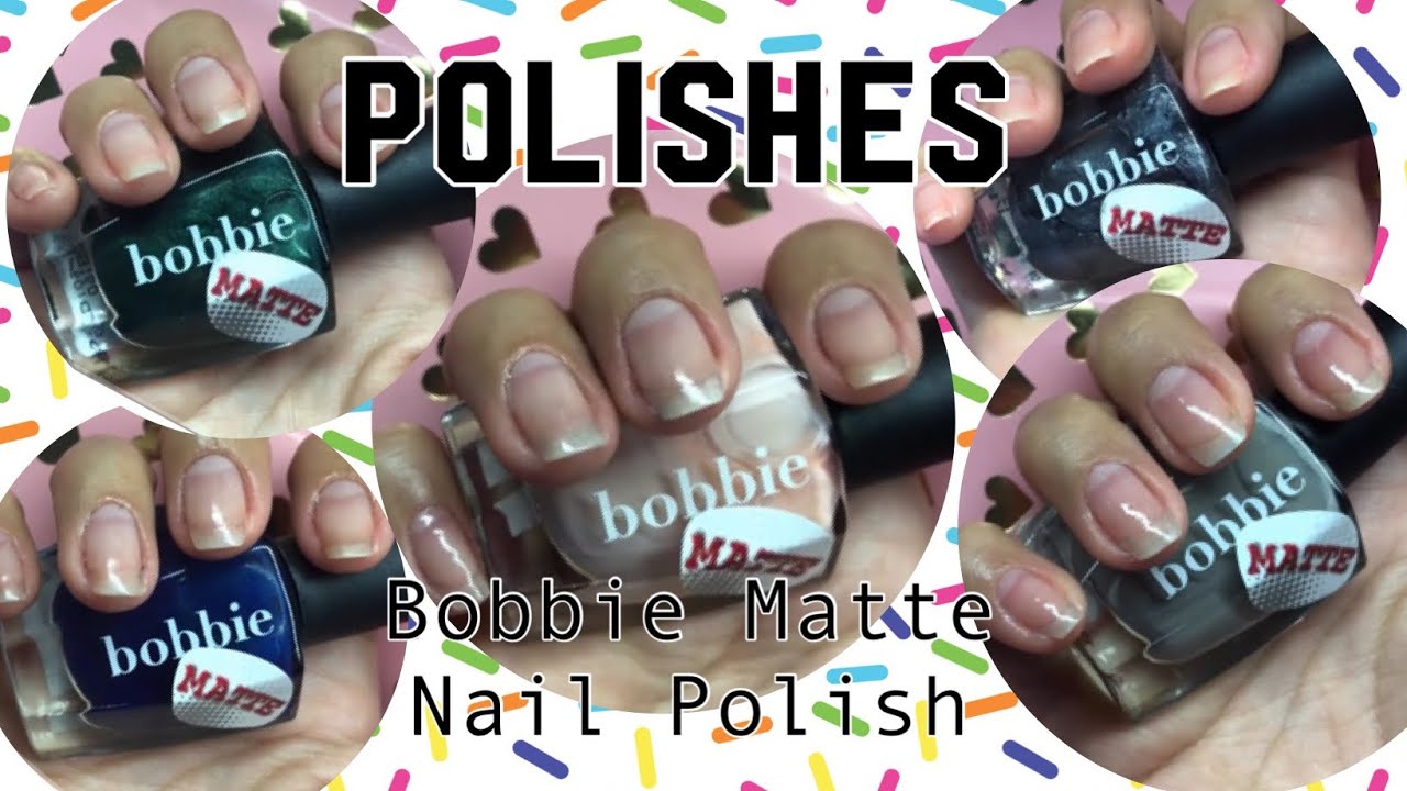 Polishes BOBBIE Matte Nail Polish - YouTube