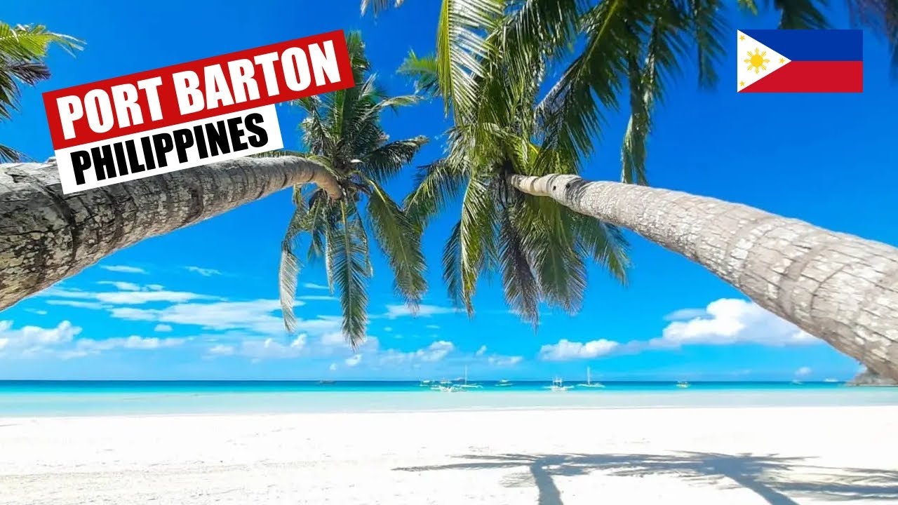 Port Barton, Philippines 🇵🇭 4K Walking Tour in a Tropical Paradise Town ...