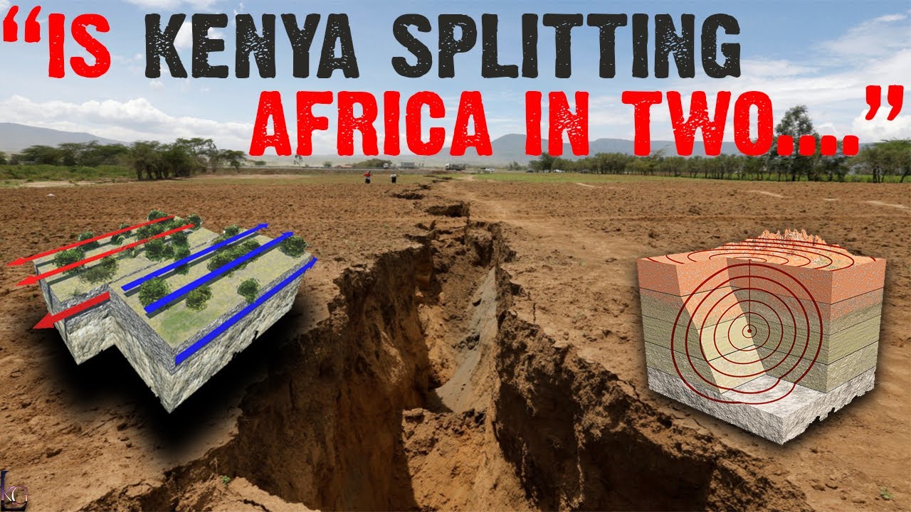 Africa's Spectacular Splitting Crack | This huge crack in Kenya is ...