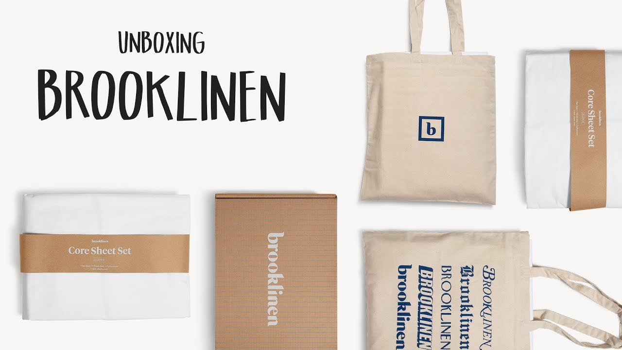 Unboxing Brooklinen - YouTube