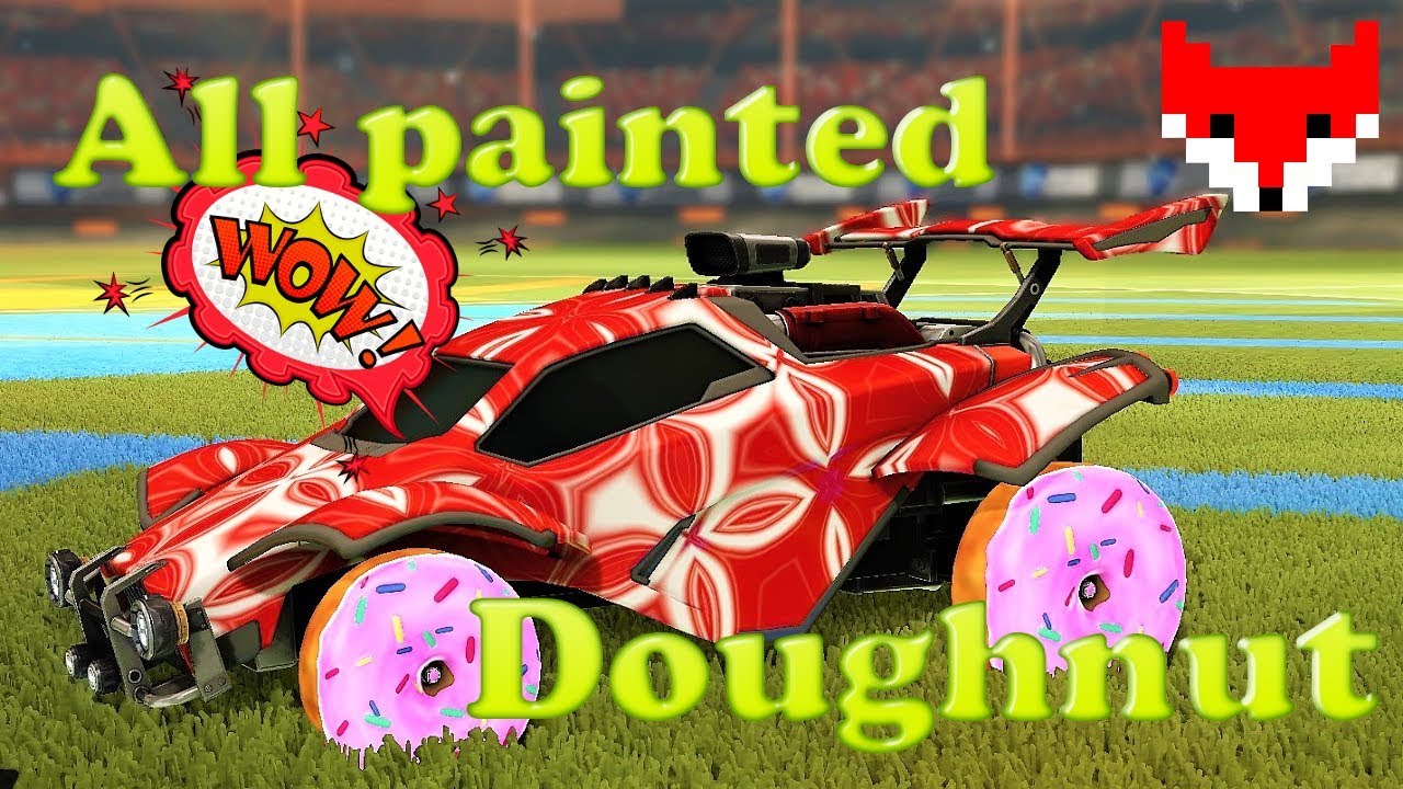 Doughnut ALL COLORS | ALL painted Donut Wheels | Rocker League | Alle ...