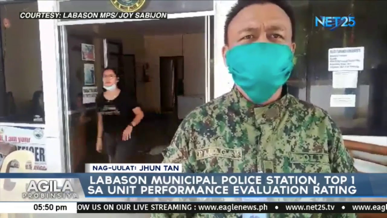 Labason Municipal Police Station, top 1 sa unit performance evaluation ...