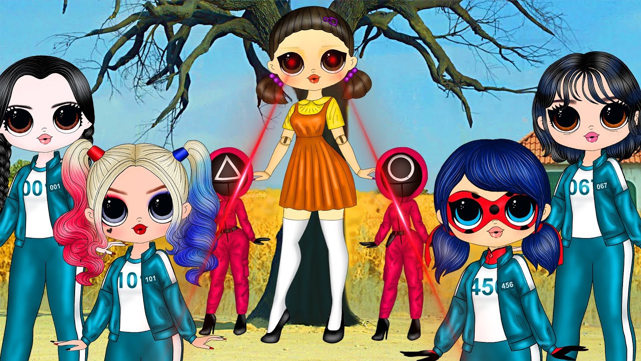 Ladybug plays Squid Game 2 | SurprisingDolls Best Paper DIY - YouTube