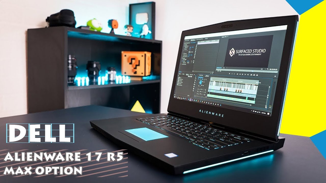 Mở hộp, đánh giá laptop Alienware 17R5 Core i9 giá 5000$ - YouTube