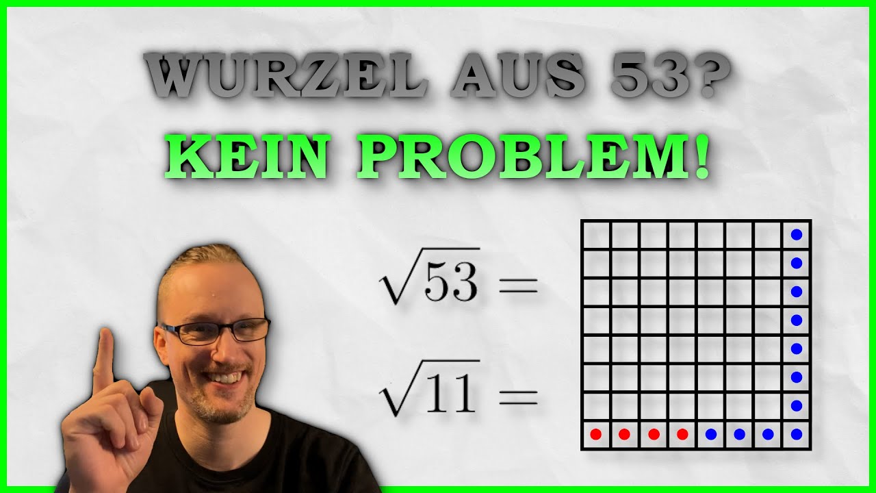 Wurzel ziehen leicht gemacht: Der geniale Rastertrick! - YouTube