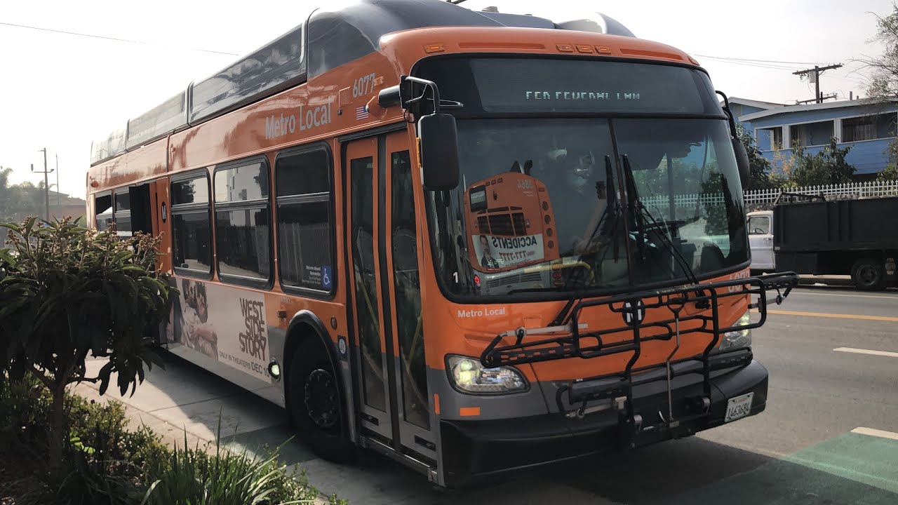 LACMTA 2015 New Flyer XN40 #6077 - YouTube