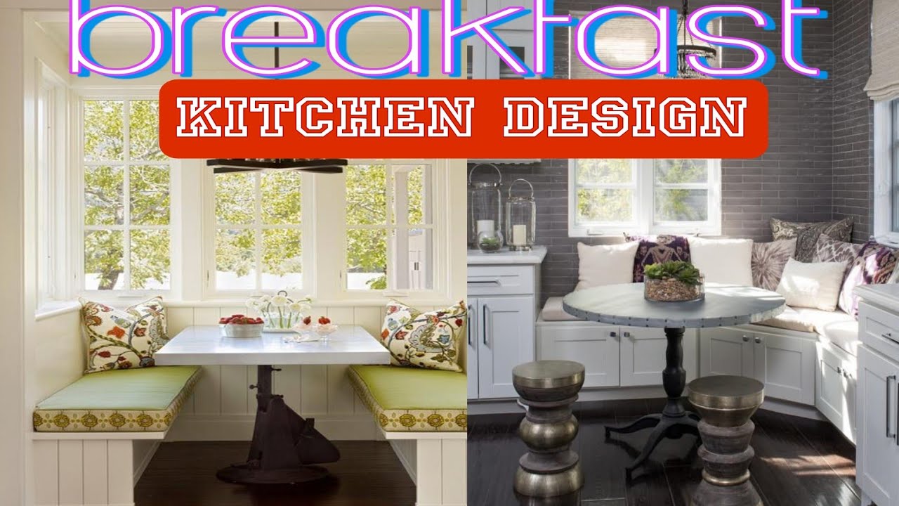 How to Design a Breakfast Nook in the Kitchen - YouTube