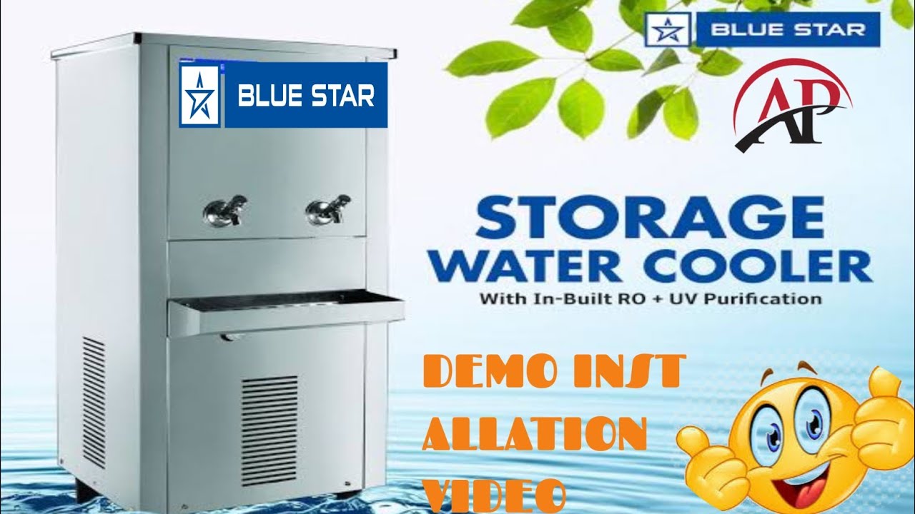 Blue Star 💦water cooler with Ro installation full video HD 🔧🔨🪛🪛🔨🔨🔨🔧 ...