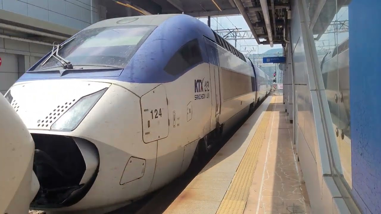 행신발 여수엑스포행 KTX-산천 507+4051열차 순천역 도착 - YouTube