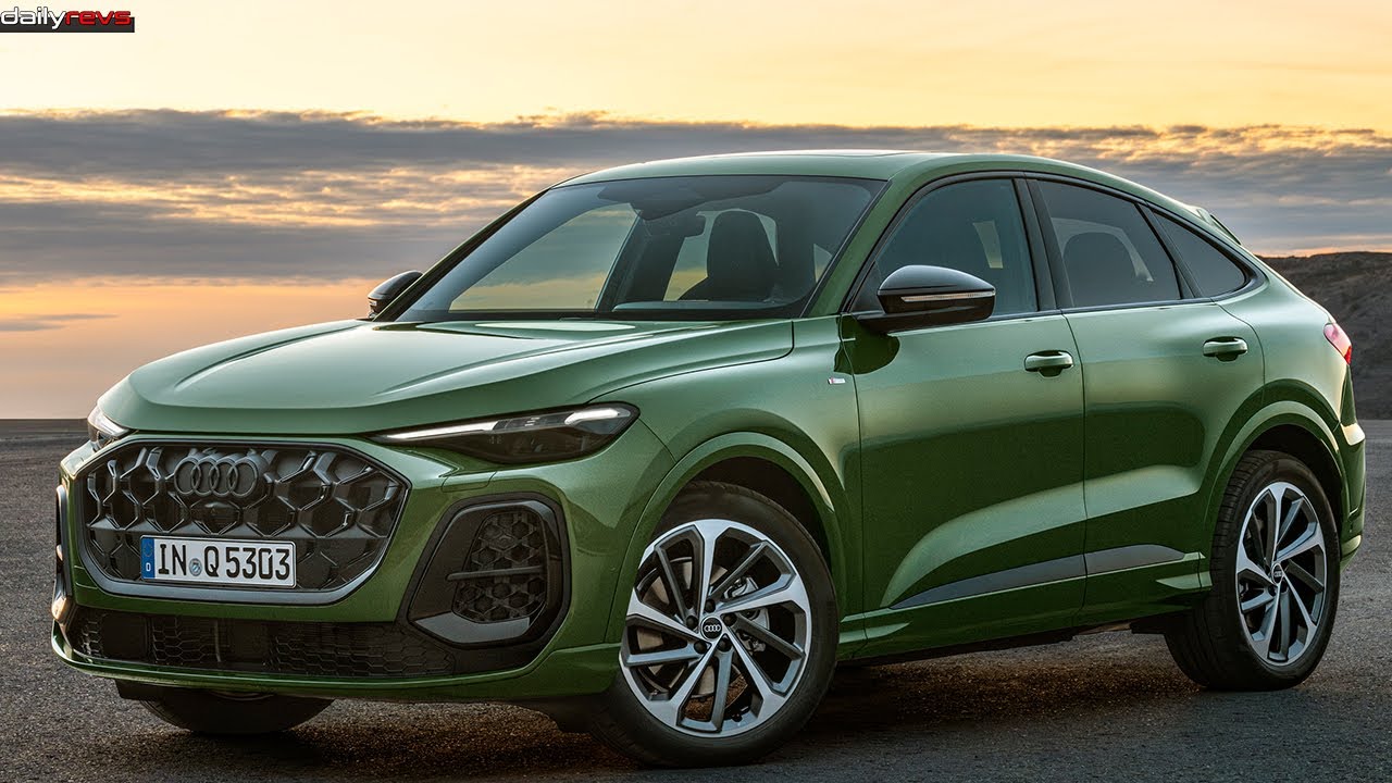 2025 Audi Q5 Sportback FY | District Green Metallic | Driving Footage ...