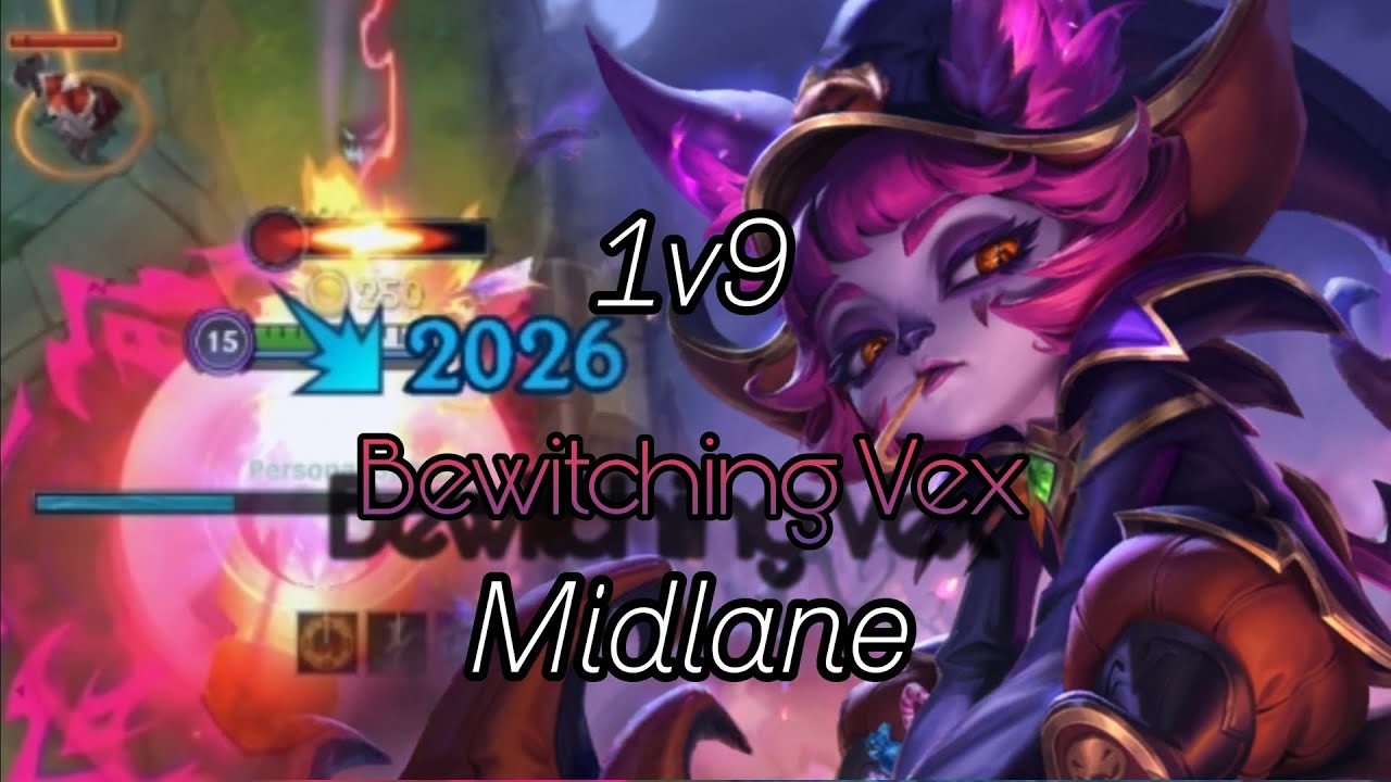 WILD RIFT VEX MID COMPLETE 1V9 WITH A TANK KAYLE TOP???? PATCH 5.1A ...