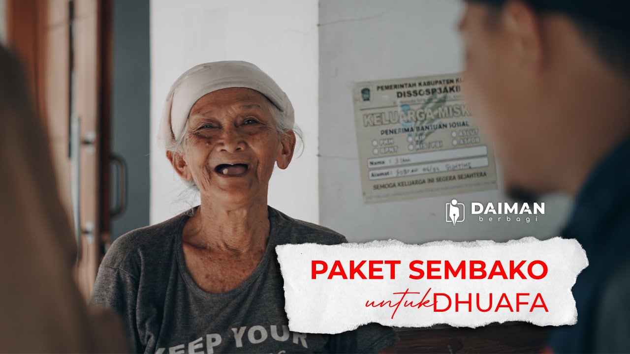PAKET SEMBAKO untuk dhuafa || DAIMAN BERBAGI - YouTube