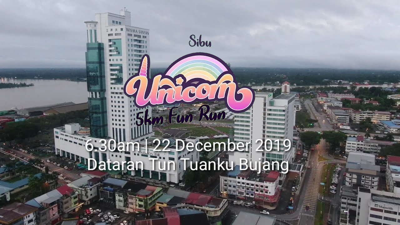 Sibu 5KM Unicorn Fun Run - YouTube