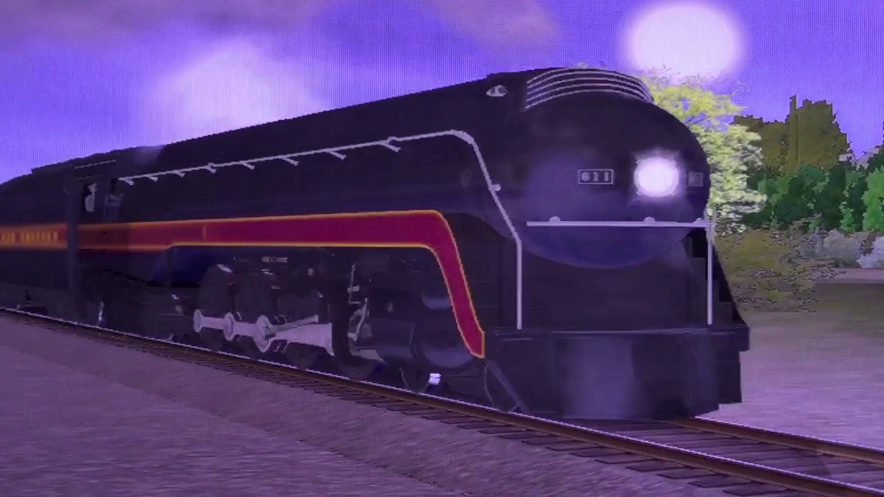 Norfolk And Western 611 Pulls A 22-Car Passenger Train Norfolk Southern ...