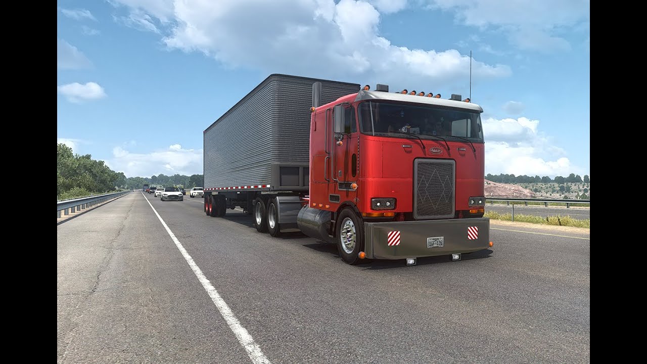 American Truck Simulator | ATS 1.48 | PETERBILT 362 CABOVER | Oklahoma ...