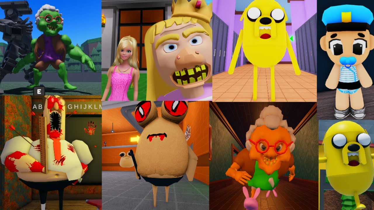 Roblox 5 SPEEDRUN Escape Obby, FREAKY JAKE RUN, BOU'S REVENGE, ESCAPE ...