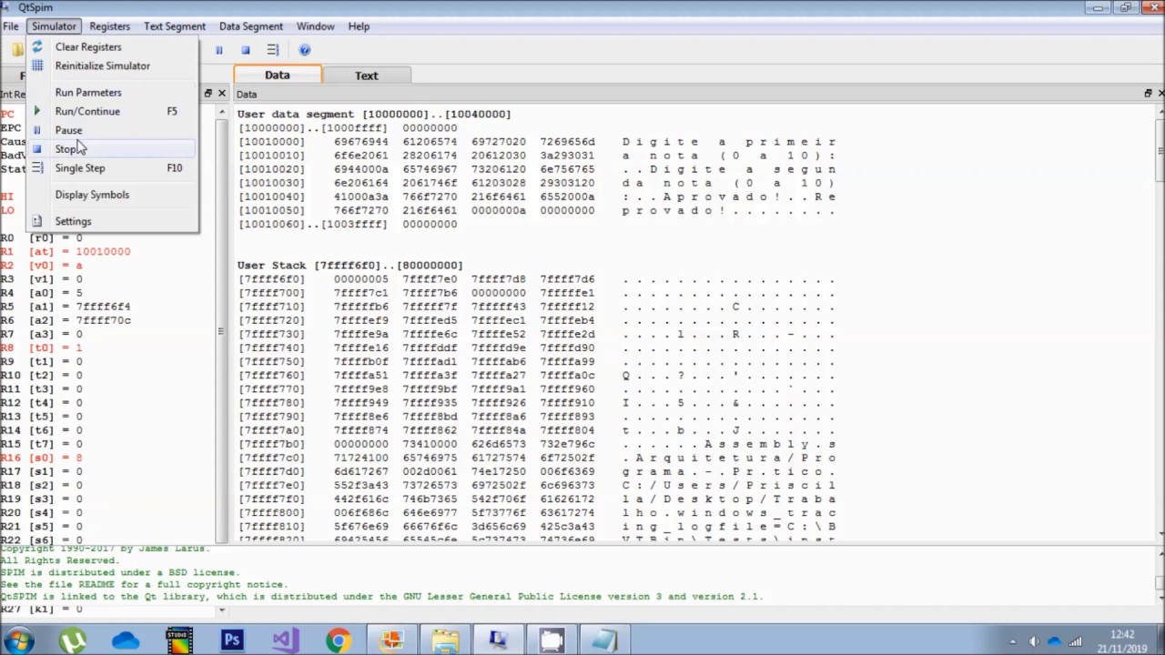 Tutorial de Calcular Média em Assembly, no QtSpim - YouTube