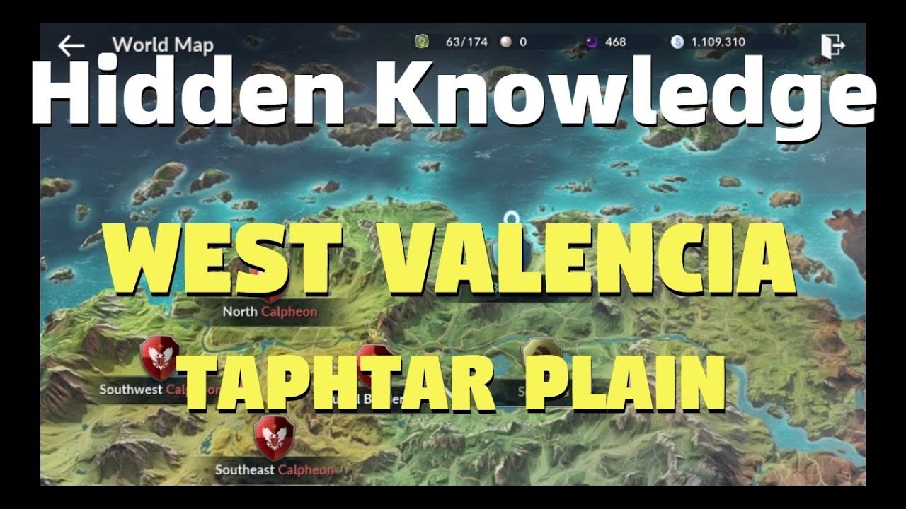Hidden Knowledge West Valencia: Taphtar Plain - Black Desert Mobile - YouTube