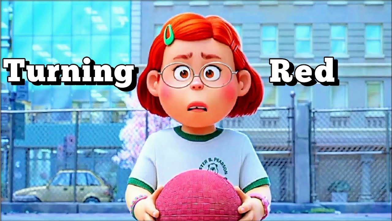 Turning Red | Meilin throwing basketball at tyler - YouTube