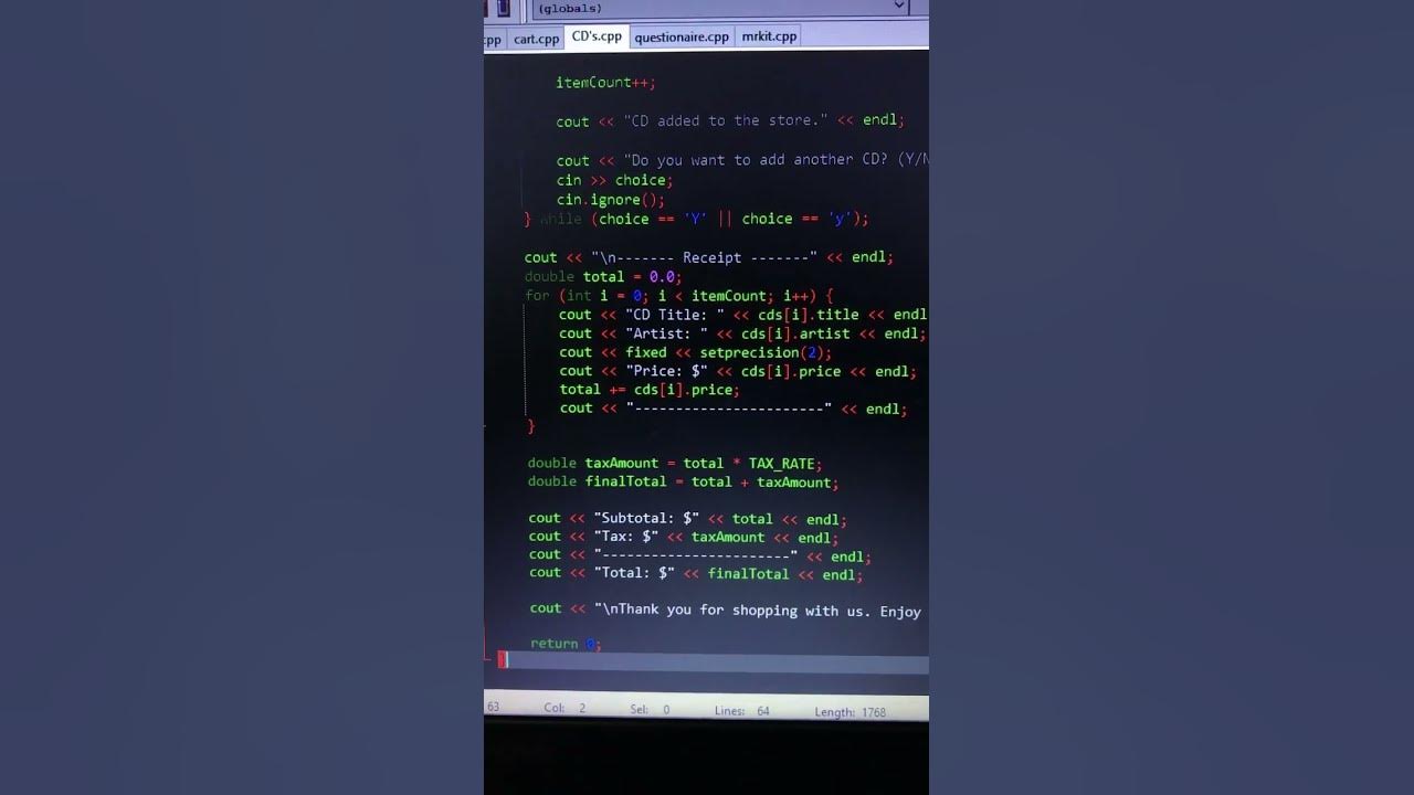 Compact Disk C Coding Cpp Code Codemasters Codinglife