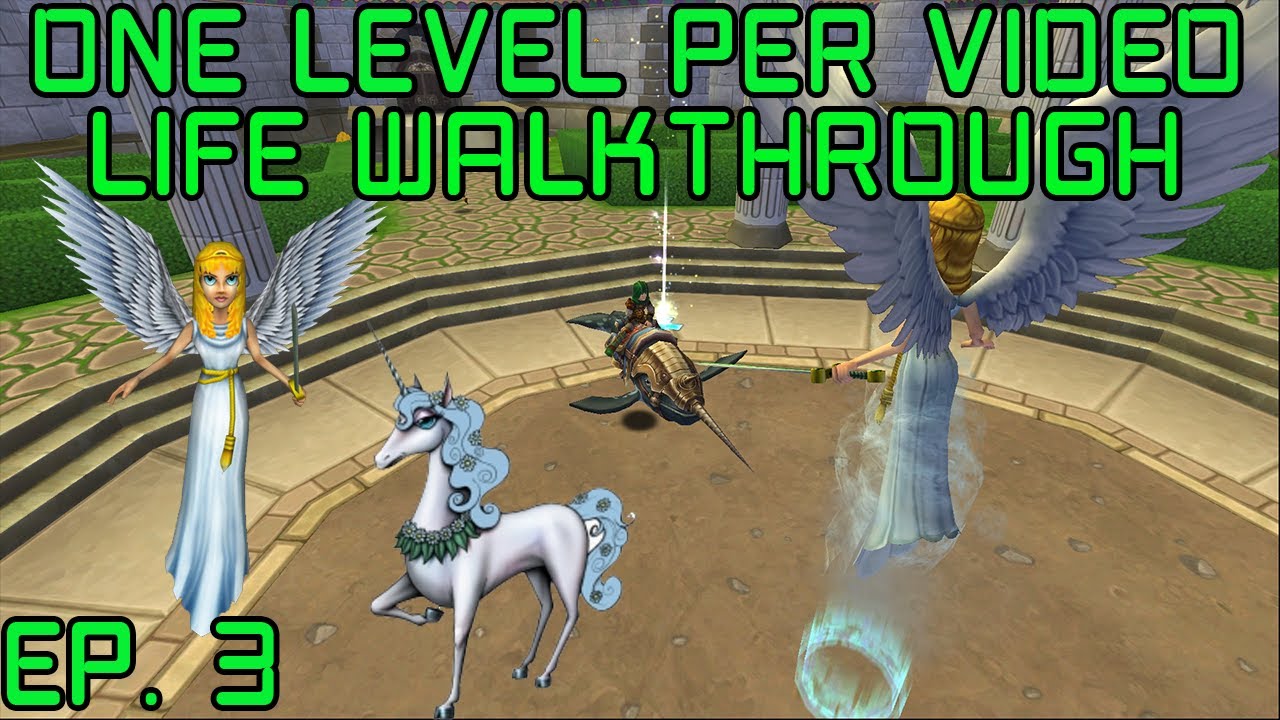 Wizard101 One Level per Video #3 - Life Walkthrough: Lady Oriole + New ...