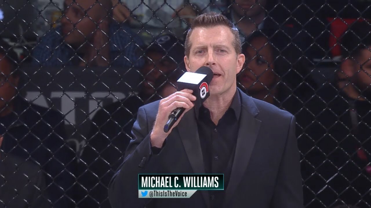 Michael C. Williams Ring Announcer / Bellator MMA TITO ORTIZ vs CHAEL ...