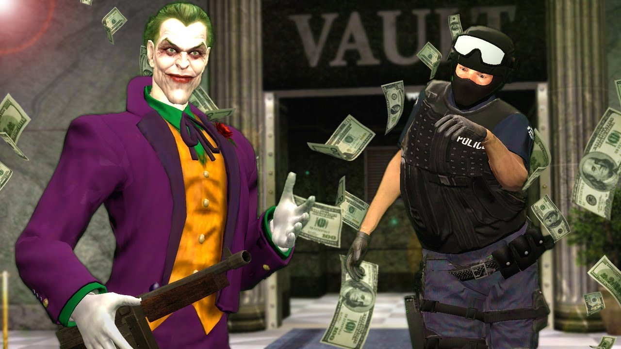 Police Must Stop Robbers from Robbing the Bank in Gmod! - Garry's Mod ...