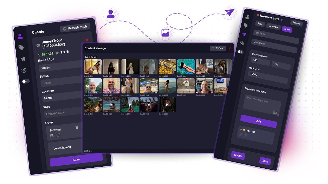 MV Tools for ManyVids — Smart Broadcast + CRM Extension (Traffic ...