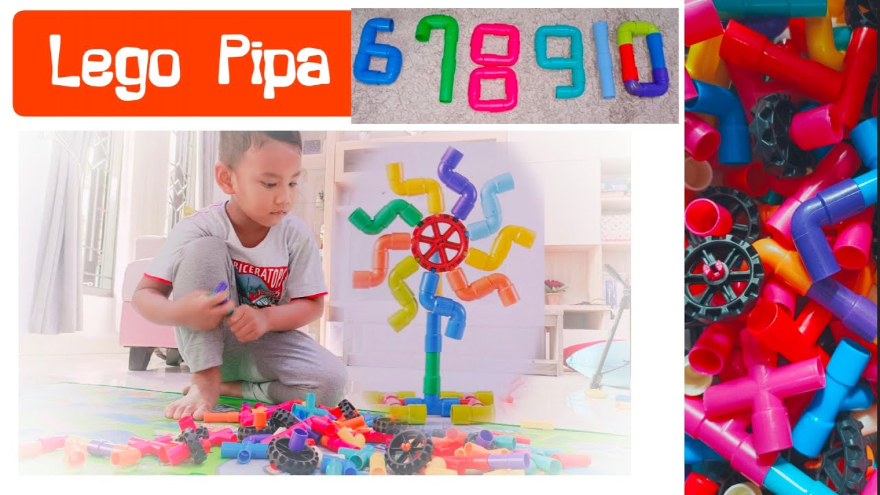 Benraf: Bermain Lego Pipa | Pipe Lego - YouTube